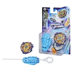 BEYBLADE Burst Surge Speedstorm Mirage Fafnir F6 Spinning Top Starter Pack – Stamina Type Battling Game Top with Launcher, Toy for Kids