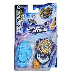 BEYBLADE Burst Surge Speedstorm Mirage Fafnir F6 Spinning Top Starter Pack – Stamina Type Battling Game Top with Launcher, Toy for Kids