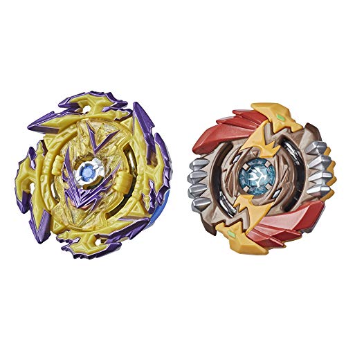 BEYBLADE Burst Surge Speedstorm Spear Valtryek V6 and Regulus R6 Spinning Top Dual Pack -- 2 Battling Game Top Toy for Kids Ages 8 and Up