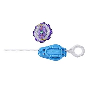 beyblade burst surge speedstorm jet wyvron w6 spinning top starter pack – defense type battling game top with launcher, toy for kids