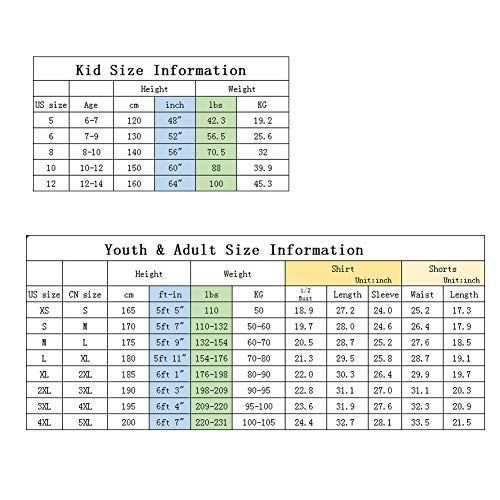 KELME Kids Customize Padded Goalie Shirt and Short, Boys Goalkeeper Jersey, Long Sleeve Turf Training Soccer Uniform, Youth Futsal Bundle Set Keeper Kit Clothes Yellow Kid 10