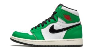 jordan womens air 1 retro high og wmn db4612 300 lucky green - size 12w