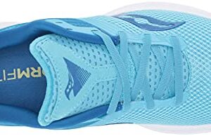 Saucony Women's Axon Road Running Shoe, Blaze/Royal, 10