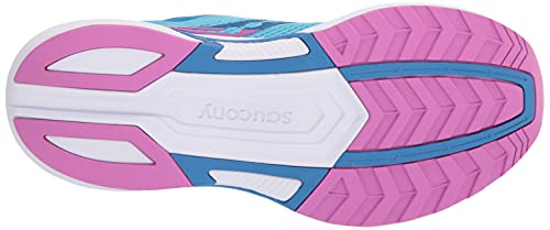 Saucony Women's Axon Road Running Shoe, Blaze/Royal, 10