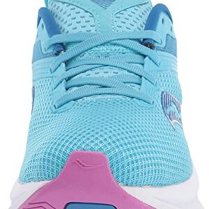 Saucony Women's Axon Road Running Shoe, Blaze/Royal, 10