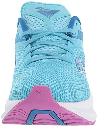 Saucony Women's Axon Road Running Shoe, Blaze/Royal, 10