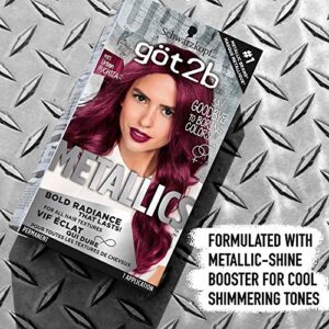 Got2b Metallics Permanent Hair Color, M85 Urban Fuchsia