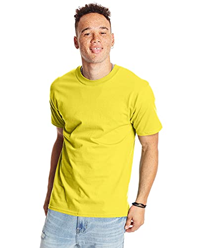 Hanes Unisex 6.1 oz. Beefy-T® T-Shirt 5XL Yellow