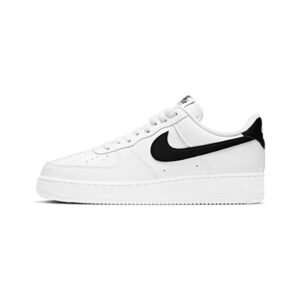 nike men's low-top sneakers basketball shoe, white black dark, 11