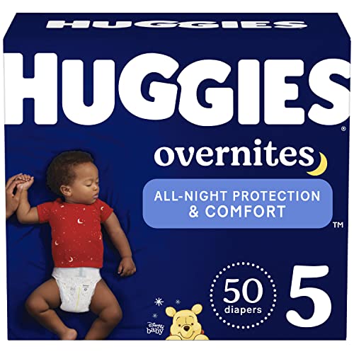 Huggies Overnites Diapers, Size 5