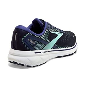 Brooks Women's Ghost 14 Neutral Running Shoe - Peacoat/Yucca/Navy - 8 Medium