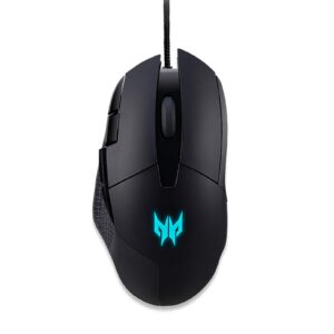 acer predator cestus 315 gaming mouse with pixart sensor, adjustable dpi & 8 buttons including burst fire