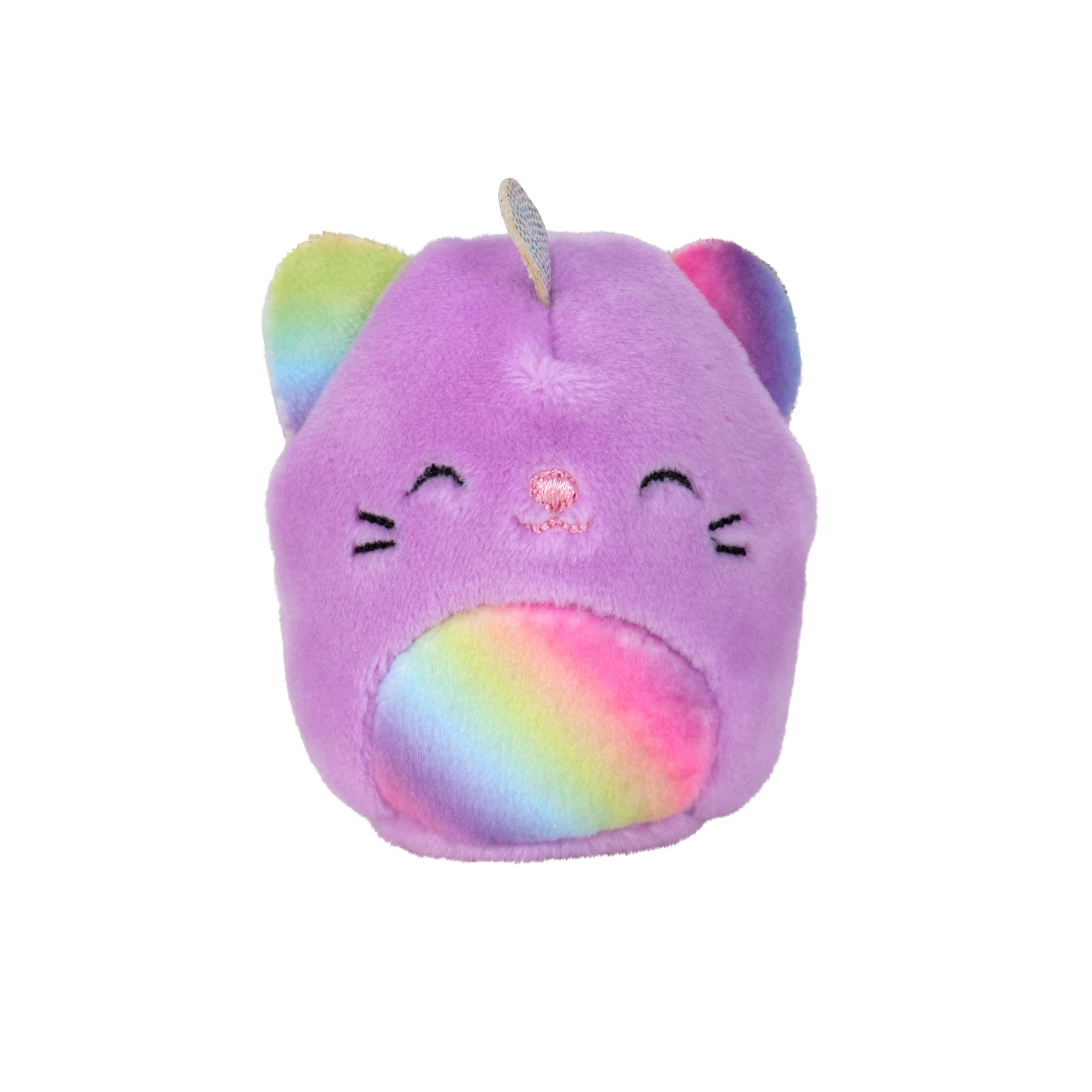 Squishville by Squishmallows SQM0078 Mystery Squad, Four 2, Irresistibly Soft Colourful Plush Caticorns, Mini Squishmallows