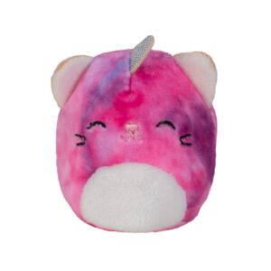 Squishville by Squishmallows SQM0078 Mystery Squad, Four 2, Irresistibly Soft Colourful Plush Caticorns, Mini Squishmallows