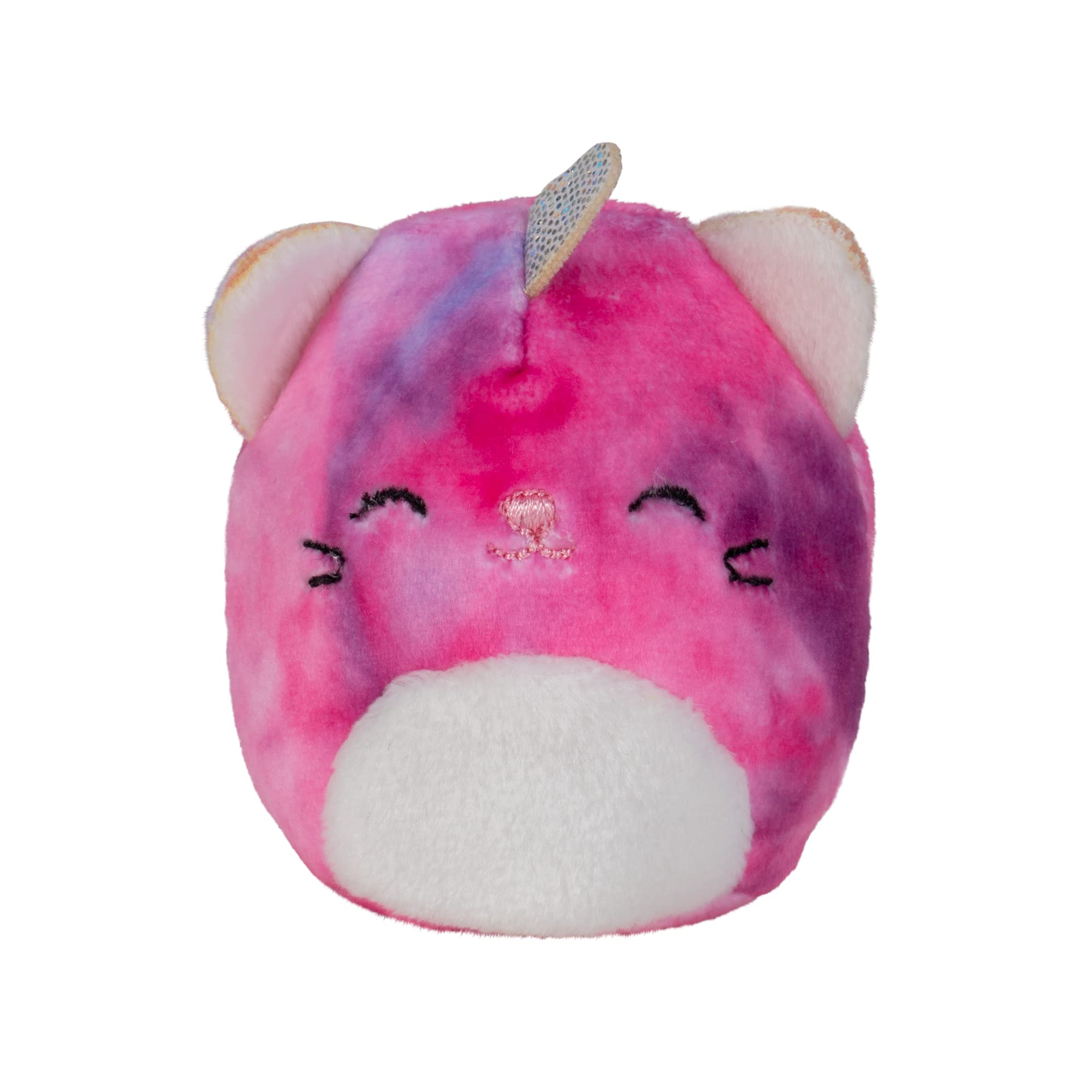 Squishville by Squishmallows SQM0078 Mystery Squad, Four 2, Irresistibly Soft Colourful Plush Caticorns, Mini Squishmallows