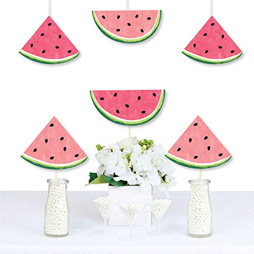 Big Dot of Happiness Sweet Watermelon - Decorations DIY Fruit Party Essentials - Set of 20