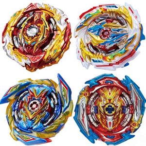 huxicui 4 pieces bey burst blade battle latest set, burst battling tops, kids boys birthday christmas party gift idea