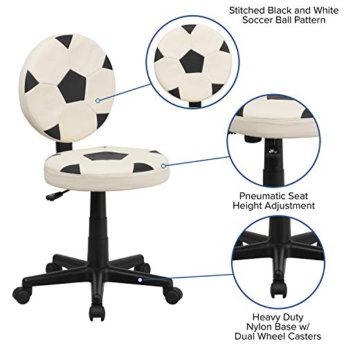 BizChair Soccer Swivel Task Office Chair