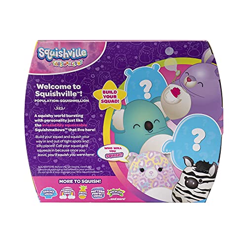 Squishville Mystery Mini-Squishmallows Plush - Wildlife Squad - Six 2-Inch Characters - Includes Michaela and Kiki Plus Four Mystery Figures - Irresistibly Soft, Colorful Plush