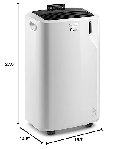 DeLonghi PACEM370 WH Pinguino Portable Air Conditioner, White