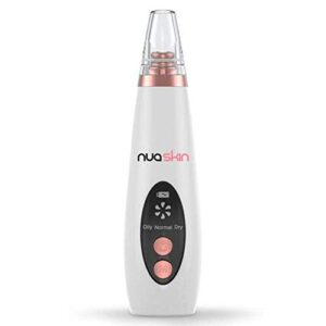 Blackhead Remover Pore Vacuum & Pore Cleaner - Nuaskin Upgraded Pimple & Acne Removal Tool for Blackhead & Whitehead Acne - Face Pore Vacuum with 6 Suction Heads, Adjustable Suction, USB Rechargeable