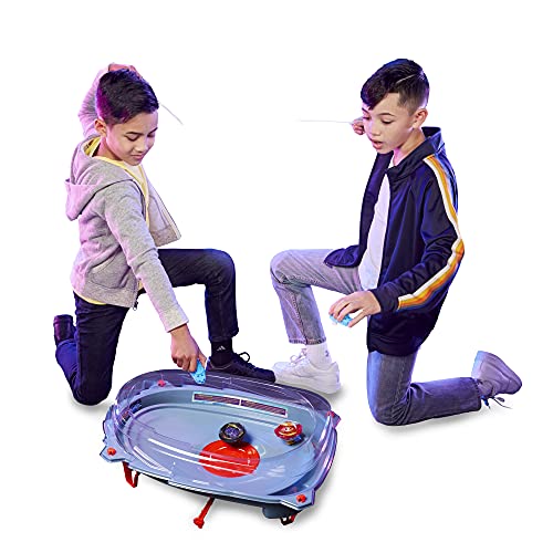 BEYBLADE Burst Surge Speedstorm Motor Strike Battle Set with Motorized Stadium, 2 Top Toys and 2 Launchers