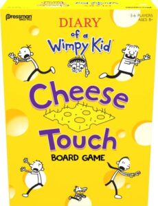 diary of a wimpy kid cheese touch game - race to the finish while learning about your friends by pressman