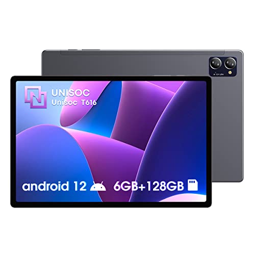 CHUWI Upgraded Android 12 Tablet, Hipad XPro 10.51'', 6GB RAM 128GB ROM, 1TB Expand, 4G LTE Tablets, Unisoc T616, Octa-Core, 13MP+5MP Triple Camera, FHD 1920x1200, BT5.0, 7000mAh, GPS, 5G WiFi