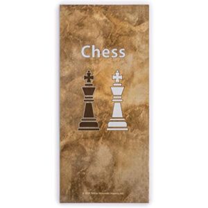 Yellow Mountain Imports Travel Magnetic Medium Chess Set (12.4 Inches) - Folding, Portable Board Game