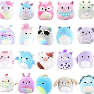 Squishmallow 5" Plush Mystery Box, 5-Pack - Assorted Set of Various Styles - Official Kellytoy - Cute and Soft Squishy Stuffed Animal Toy - Great Gift for Kids