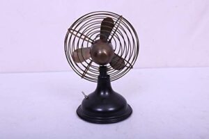 12345 vintage nautical working collectable table fan in 6 inch tall antique table fan,bronze,black