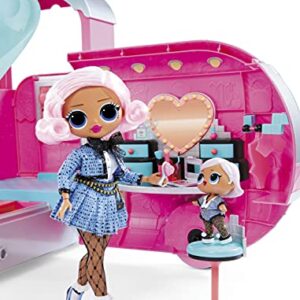 LOL Surprise OMG Glamper Fashion Camper Doll Playset with 55+ Surprises, Fully-Furnished with Light Up Pool, Water Slide, Bunk Beds, Cafe, BBQ Grill, DJ Booth - Gift Toy for Girls Ages 4 5 6 7+ Years