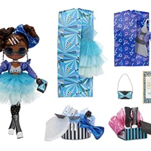 LOL Surprise OMG Present Surprise Fashion Doll Miss Glam with 20 Surprises, Birthday Inspired, 5 Fashion Looks, Accessories,Toys for Girls Boys Ages 4 5 6 7+ Years Old,Multicolor