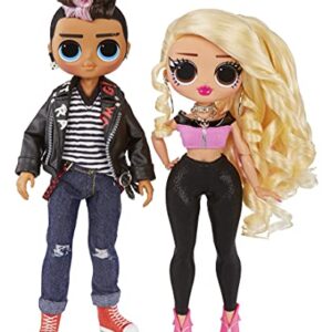 L.O.L. Surprise! OMG Movie Magic Fashion Dolls 2-Pack Tough Dude and Pink Chick with 25 Surprises Including 4 Fashion Looks, 3D Glasses, Accessories and Reusable Playset - Great Gift for Ages 4+