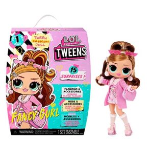 l.o.l. surprise! tweens fashion doll fancy gurl with 15 surprises including pink outfit and accessories for fashion toy girls ages 3 and up 6 inches