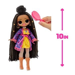 LOL Surprise OMG World Travel Sunset Fashion Doll with 15 Surprises Including Outfit, Travel Accessories and Reusable Playset – Great Gift for Girls Ages 4+