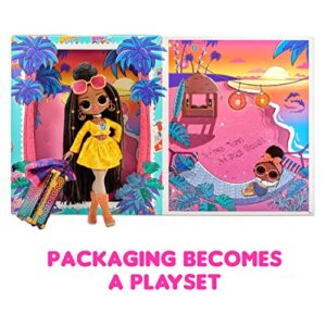 LOL Surprise OMG World Travel Sunset Fashion Doll with 15 Surprises Including Outfit, Travel Accessories and Reusable Playset – Great Gift for Girls Ages 4+