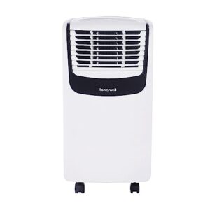 honeywell portable air conditioner 9,100 btu (ashrae)/6,100 btu (sacc) - white/black