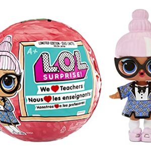 L.O.L. Surprise! MGA Cares Collectible, 7+ Surprises Limited Edition Teachers Appreciation Doll with School Themed Accessories, Gift for Kids, Toys for Girls Boys Ages 4 5 6 7+ Years Old