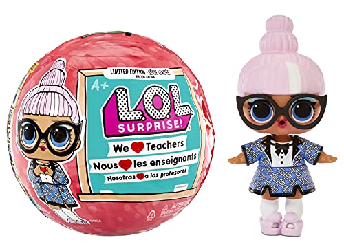 L.O.L. Surprise! MGA Cares Collectible, 7+ Surprises Limited Edition Teachers Appreciation Doll with School Themed Accessories, Gift for Kids, Toys for Girls Boys Ages 4 5 6 7+ Years Old