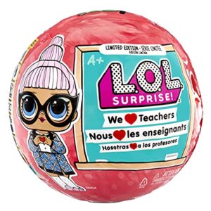 L.O.L. Surprise! MGA Cares Collectible, 7+ Surprises Limited Edition Teachers Appreciation Doll with School Themed Accessories, Gift for Kids, Toys for Girls Boys Ages 4 5 6 7+ Years Old