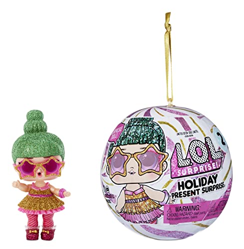 L.O.L. Surprise! Holiday Supreme Doll Tinsel with 8 Surprises Including Collectible Holiday Doll, Shoes, and Accessories | Great Gift for Kids Ages 4+