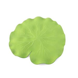 Garneck 10pcs Pool Lotus Leaves Artificial Floating Foam Lotus Leaves Lily Pads Fake Foliage Decoration for Pond Pool Aquarium Fish Artificial Lotus Leaf Tank Foam Lotus Leaves