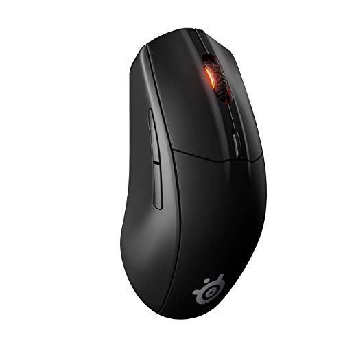 SteelSeries Rival 3 Wireless Gaming Mouse - 400+ Hour Battery Life - Dual Wireless 2.4 GHz and Bluetooth 5.0-60 Million Clicks - 18,000 CPI TrueMove Air Optical Sensor (62521) (Renewed)