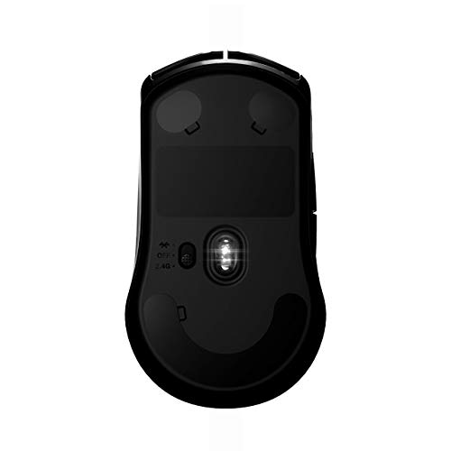 SteelSeries Rival 3 Wireless Gaming Mouse - 400+ Hour Battery Life - Dual Wireless 2.4 GHz and Bluetooth 5.0-60 Million Clicks - 18,000 CPI TrueMove Air Optical Sensor (62521) (Renewed)