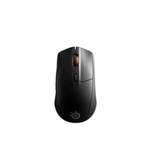 SteelSeries Rival 3 Wireless Gaming Mouse - 400+ Hour Battery Life - Dual Wireless 2.4 GHz and Bluetooth 5.0-60 Million Clicks - 18,000 CPI TrueMove Air Optical Sensor (62521) (Renewed)