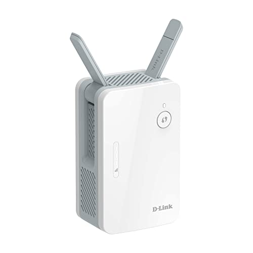 D-Link E15 Eagle Pro AI Mesh WiFi 6 Range Extender AX1500, Repeater and Signal Booster for Home Wireless Internet Network, Wall Plug In