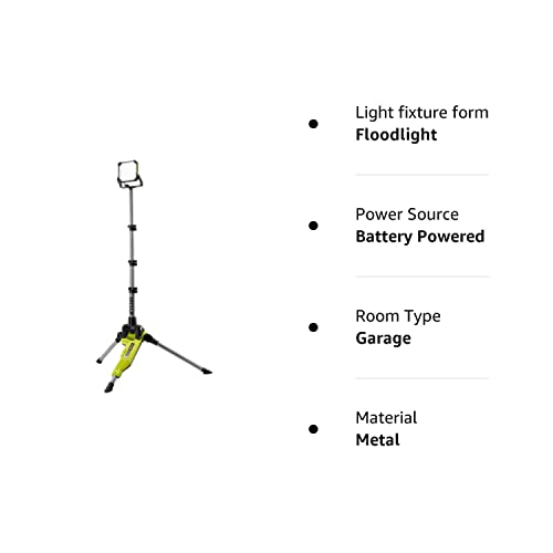 RYOBI 18-Volt ONE+ Cordless Hybrid Tripod Stand Light (Tool Only)