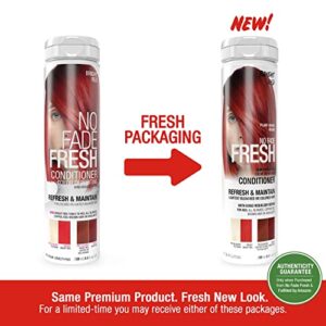 No Fade Fresh Bright Red Hair Color Depositing Conditioner with BondHeal Bond Rebuilder - Maintain & Refresh Bright Red Color, Deep Conditioner Hair Mask - Sulfate, Paraben & Ammonia Free 6.4 oz