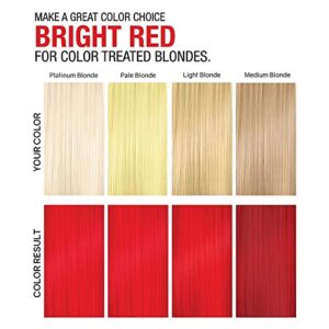 No Fade Fresh Bright Red Hair Color Depositing Conditioner with BondHeal Bond Rebuilder - Maintain & Refresh Bright Red Color, Deep Conditioner Hair Mask - Sulfate, Paraben & Ammonia Free 6.4 oz